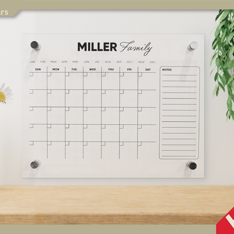 Large Wall Calendar - Etsy