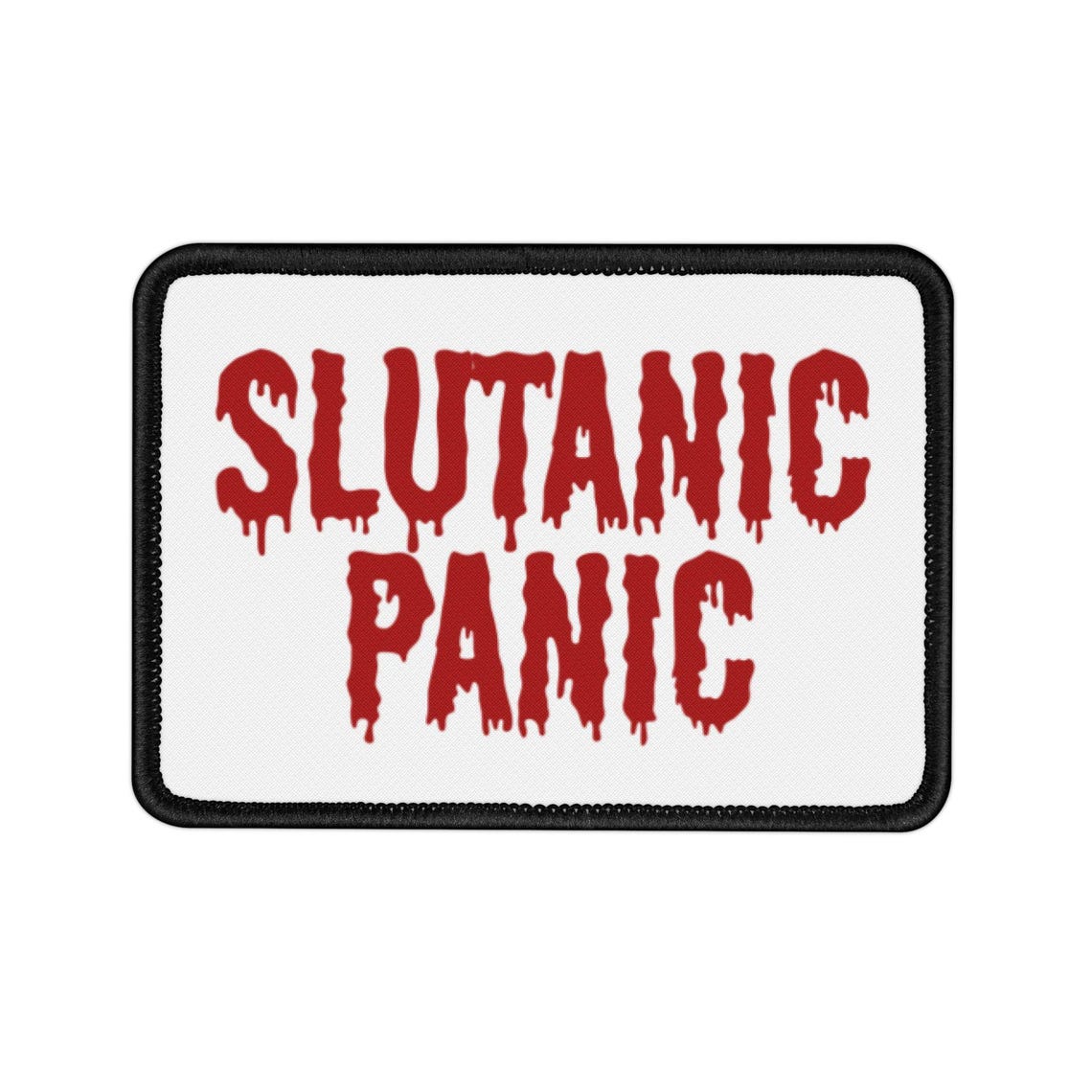 Slutanic Panic Iron-on Patches for DIY Fashion, Customizable Jacket Accessories, Grunge Style ...