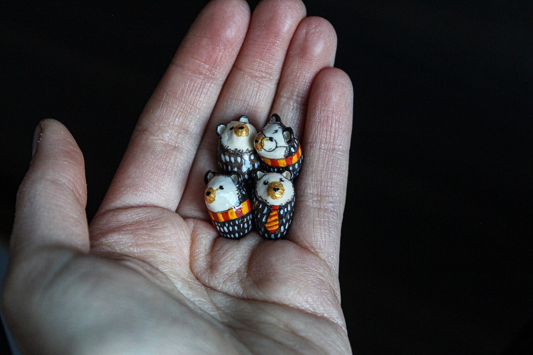 Miniature Hedgehog Figurine - Walnut Shell Gift Box INCLUDED!!! - Fairy ...