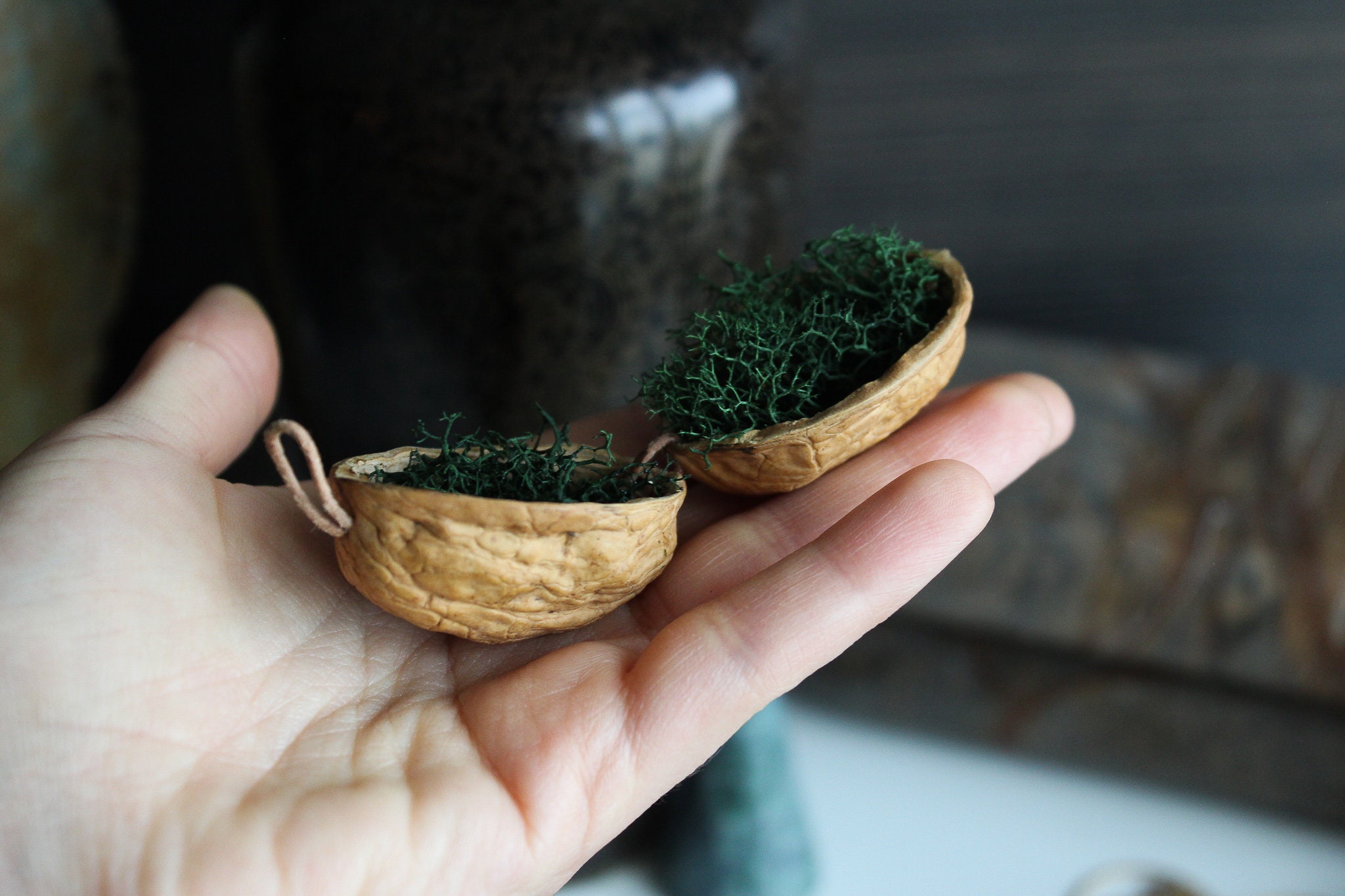 Walnut Shell Handmade Gift Box Proposal Ring Box Fairy Box - Etsy