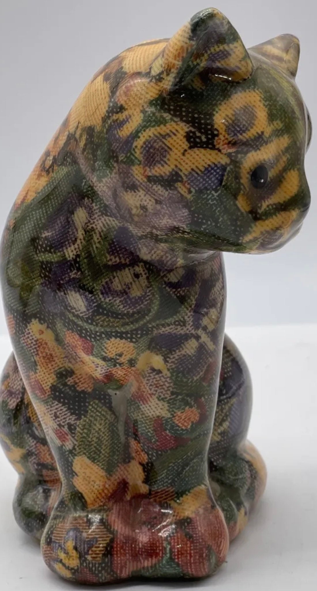 Vintage Cat Kitten Floral Decoupage Patchwork Victorian Style - Etsy