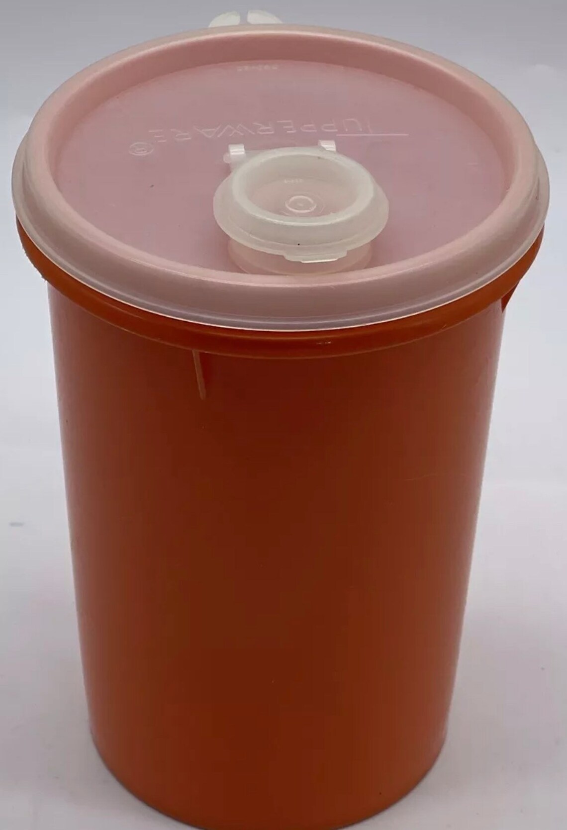 Vintage Tupperware Orange Canister Container 321-13 Store & - Etsy