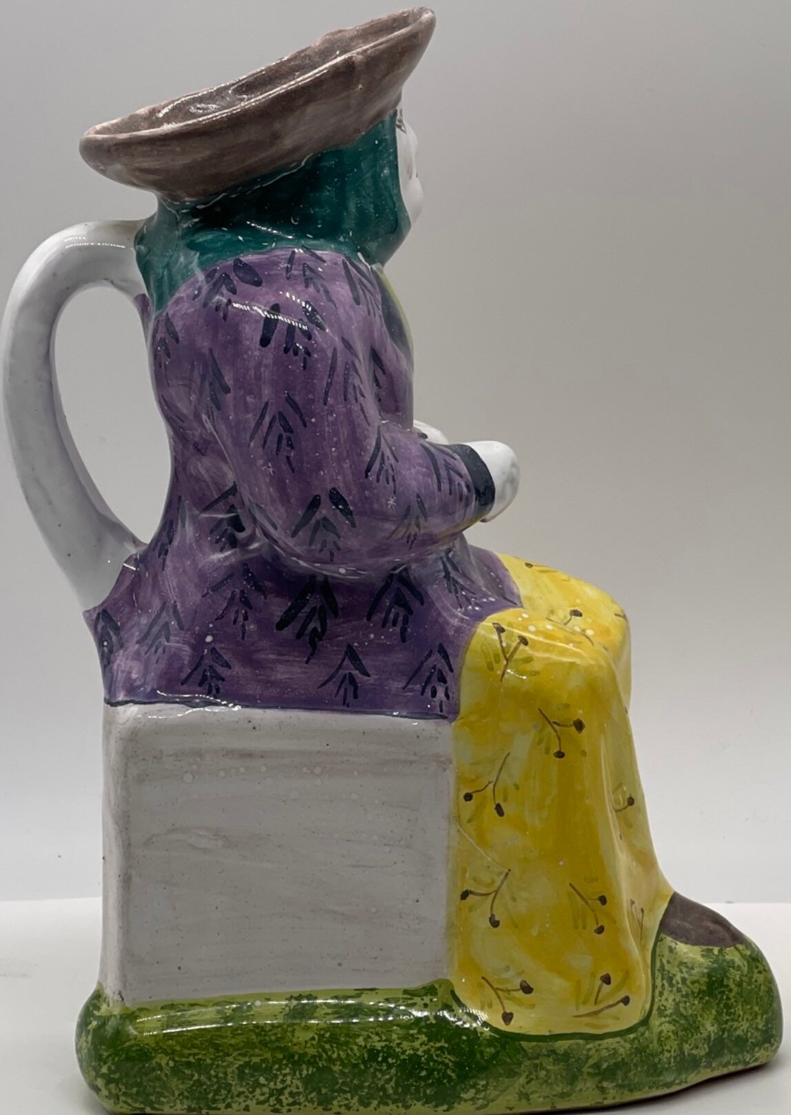 Vintage Portuguese Pottery Large Figural Lady Pitcher Toby Jug - Etsy