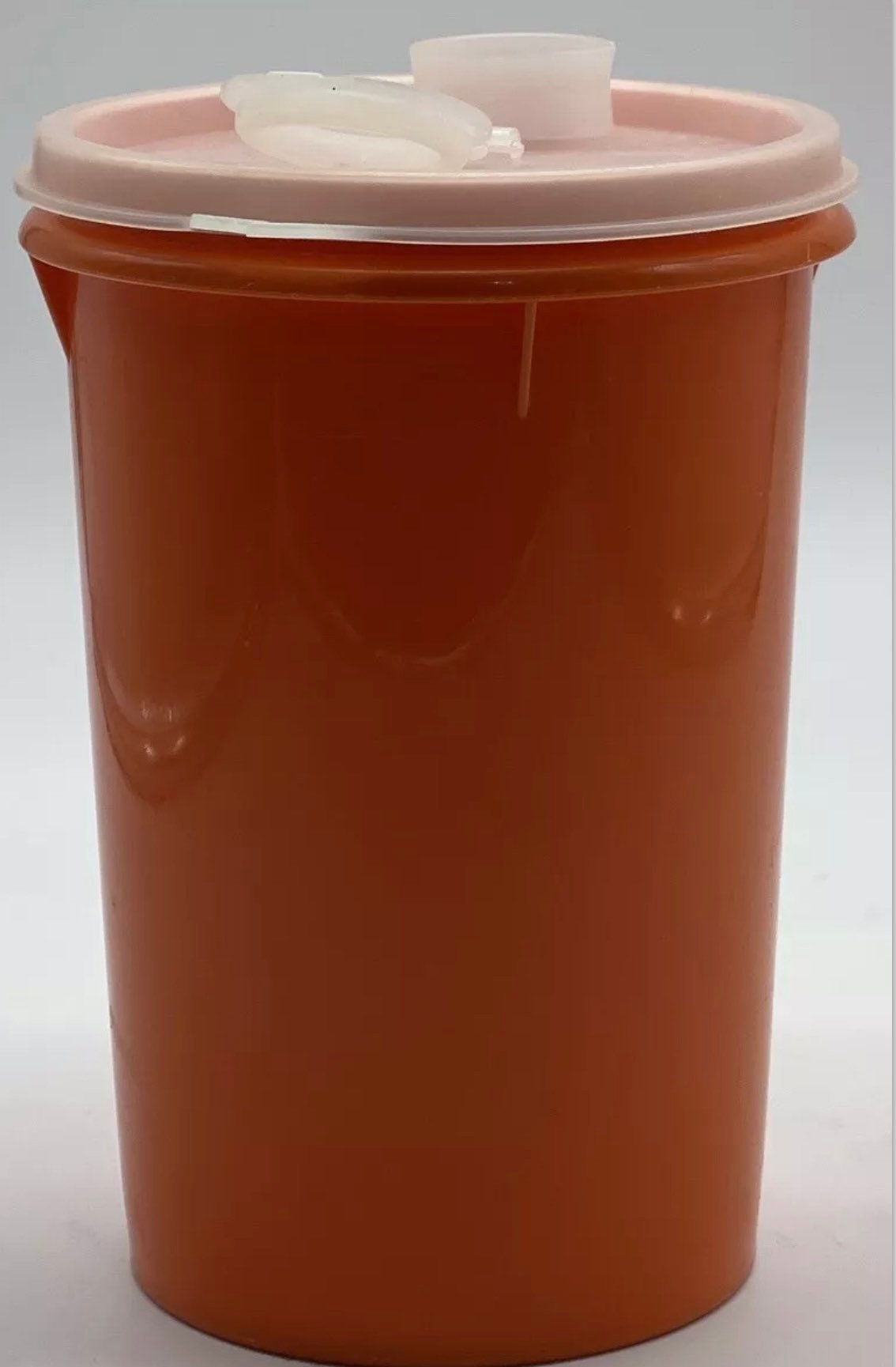 Vintage Tupperware Orange Canister Container 321-13 Store & - Etsy