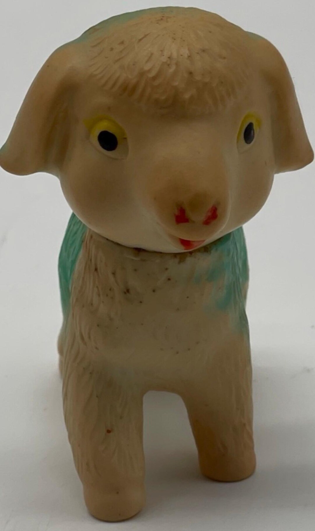 Vintage Japan Teal Lamb Sheep Rubber Squeaker Toy Kitsch ...
