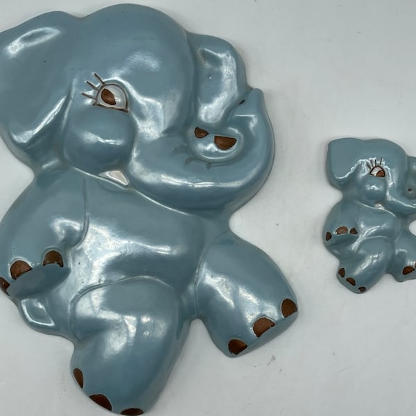 Chalkware Elephants - Etsy