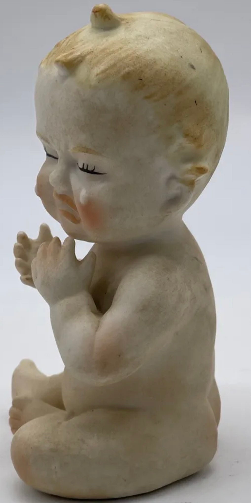 Rare Vintage TMJ James Bisque Crying Piano Baby Figurine May - Etsy