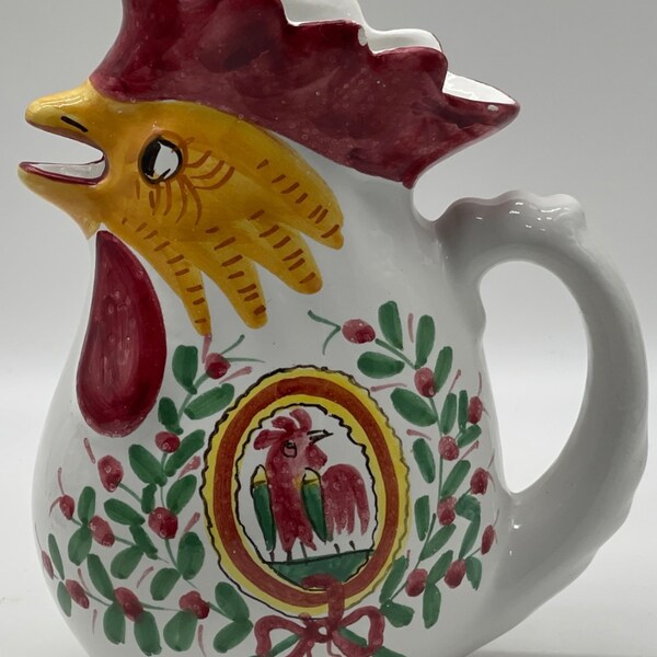 Rooster Pitcher - Etsy