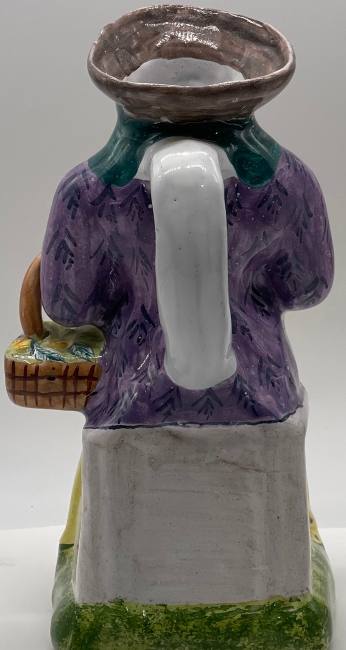 Vintage Portuguese Pottery Large Figural Lady Pitcher Toby Jug - Etsy