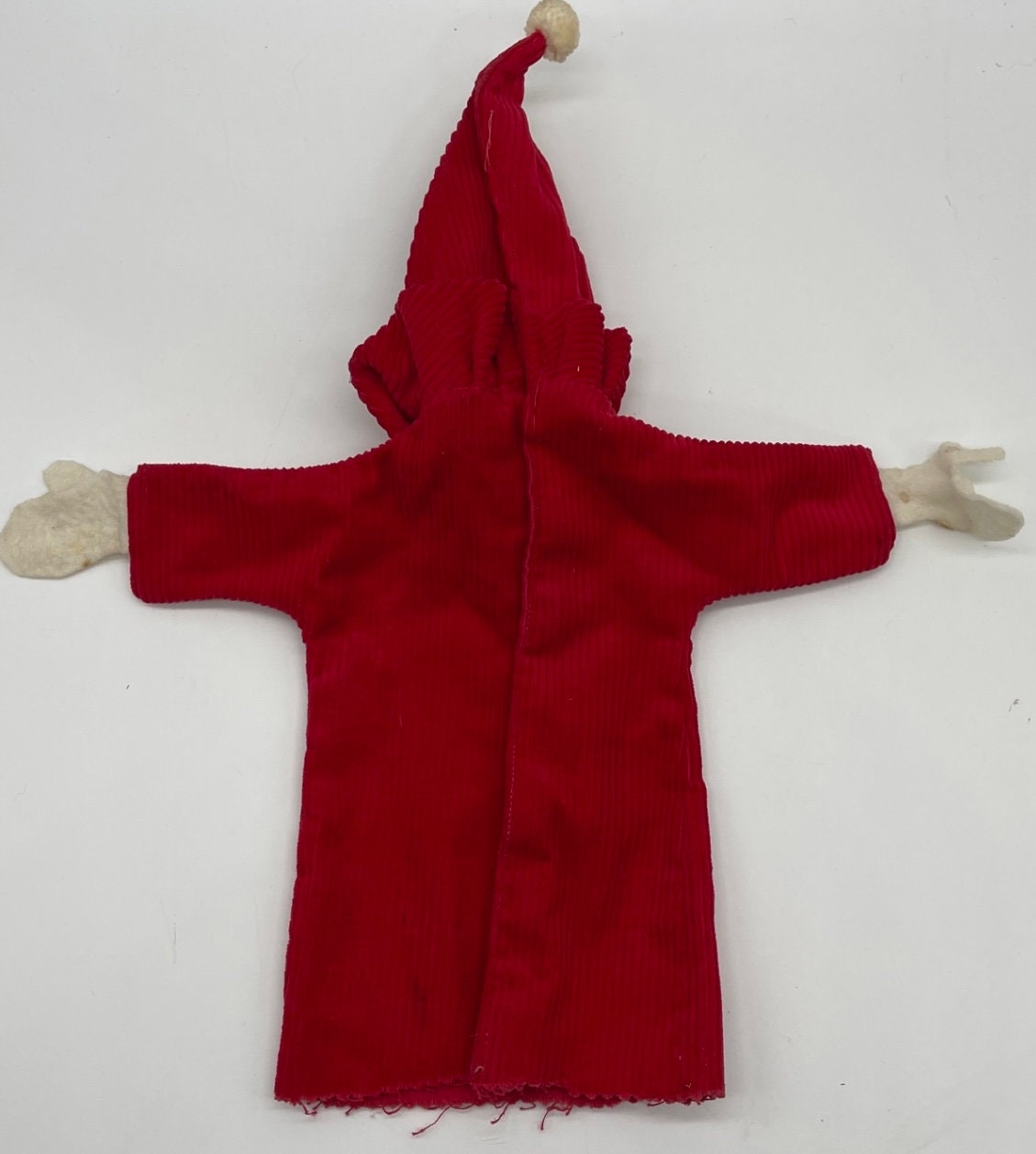 Vintage Clown Jester Joker Hand Puppet Plastic Face Corduroy - Etsy