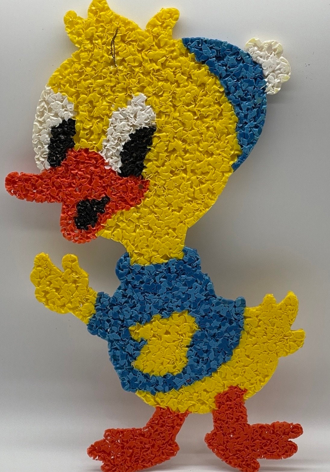 Vintage Duck Melted Plastic Popcorn Decoration Kitschy Cute ...