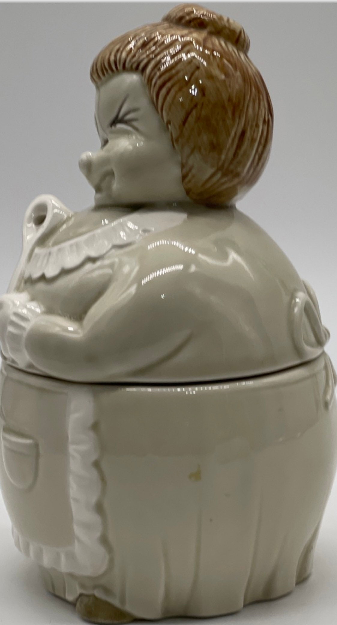 Vintage Fitz and Floyd Granny Grandma String Holder Jar - Etsy