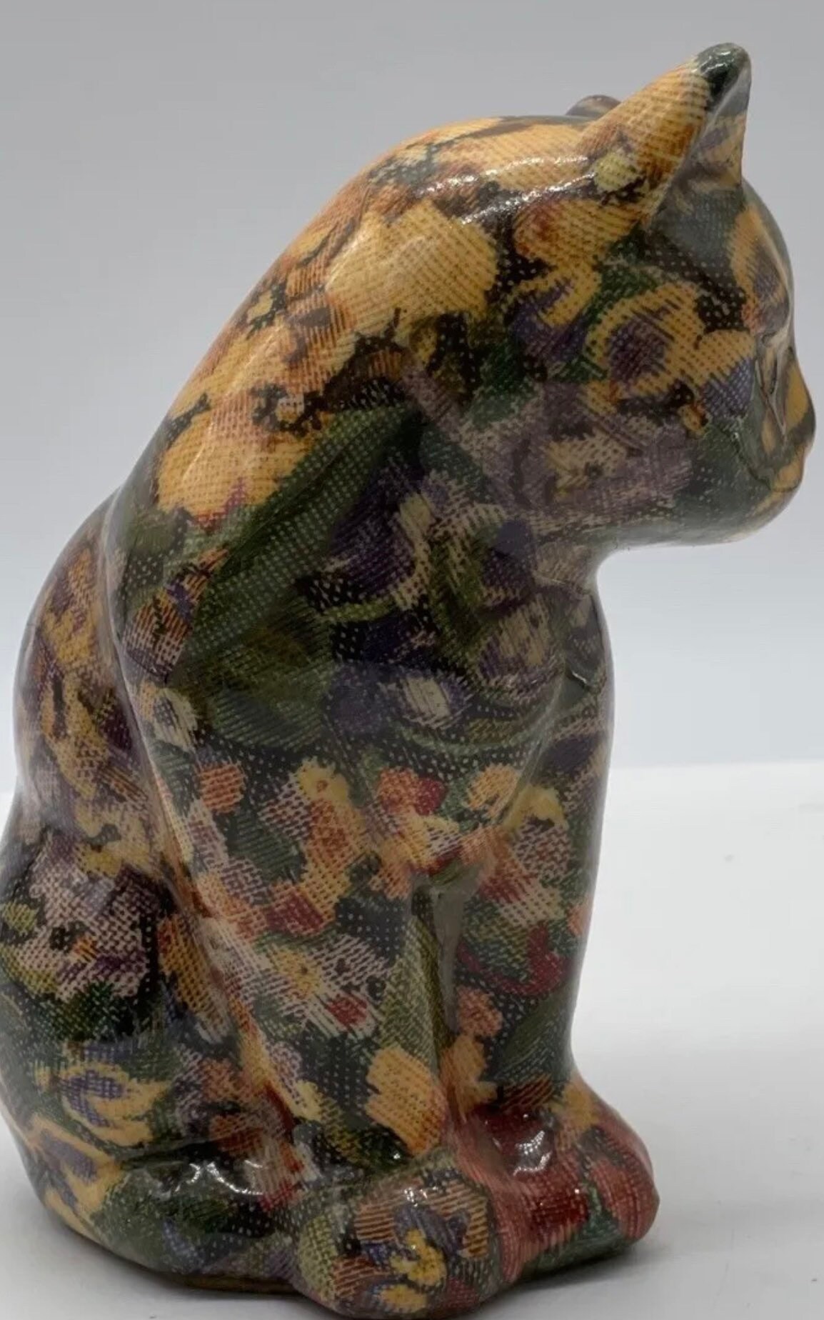 Vintage Cat Kitten Floral Decoupage Patchwork Victorian Style - Etsy