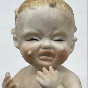 Rare Vintage TMJ James Bisque Crying Piano Baby Figurine May 1958 - Etsy