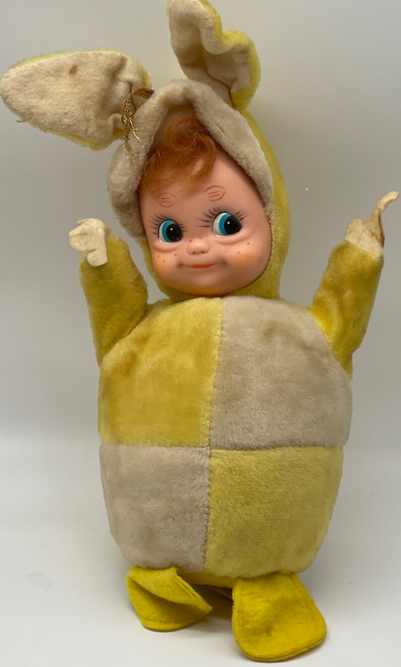 Vintage Gunderful Creation Rubber Faced Rabbit Bunny Doll - Etsy
