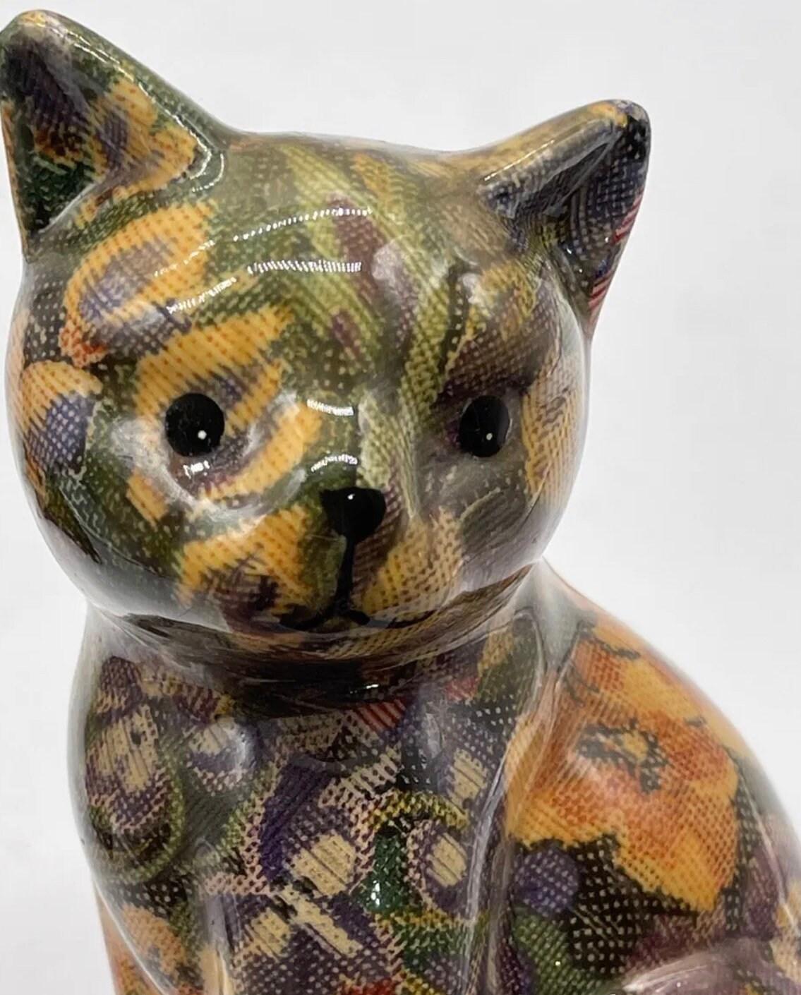 Vintage Cat Kitten Floral Decoupage Patchwork Victorian Style - Etsy