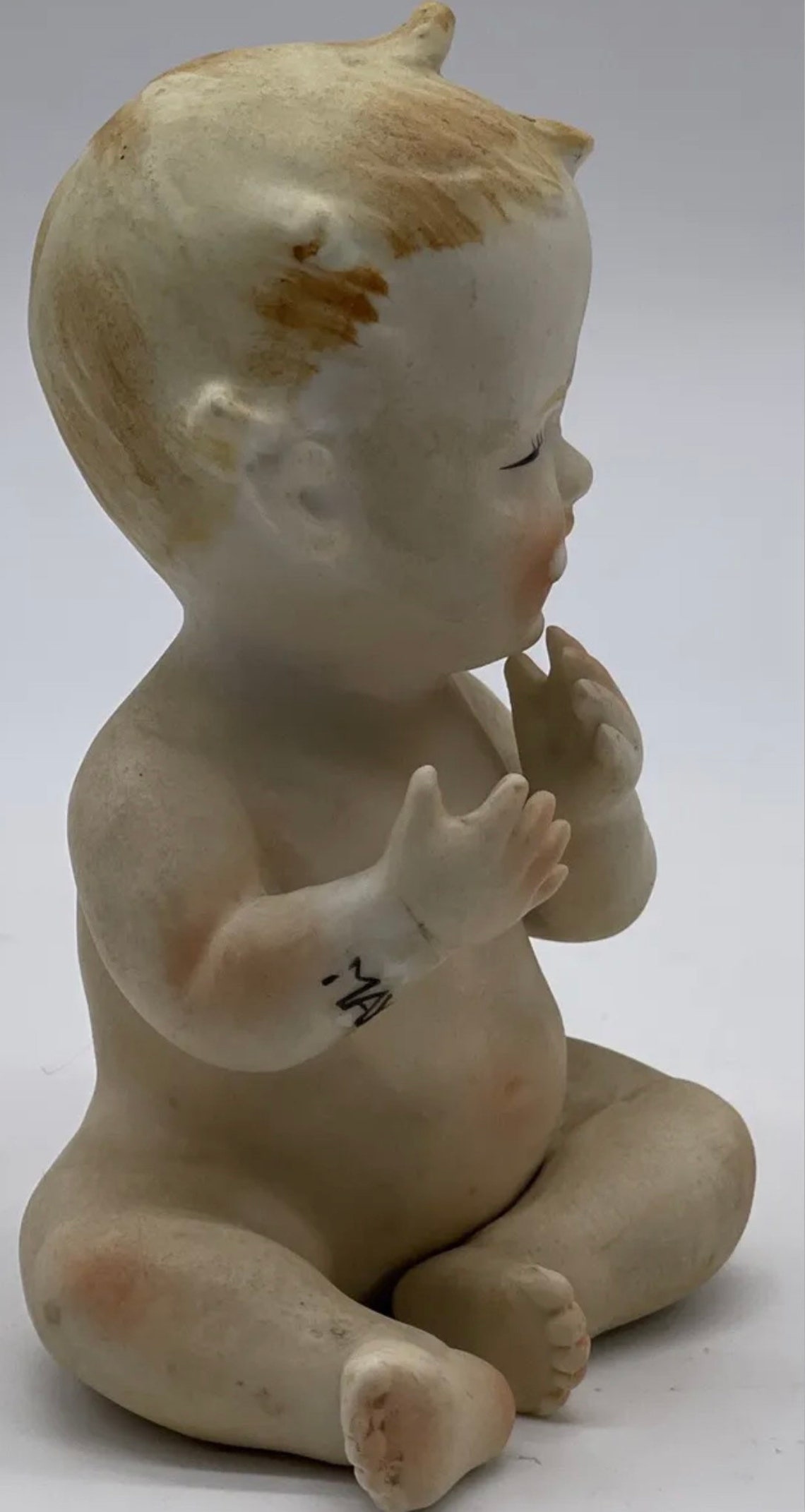 Rare Vintage TMJ James Bisque Crying Piano Baby Figurine May - Etsy