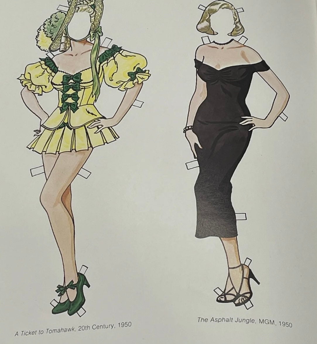 Vintage Tom Tierney Marilyn Monroe Paper Dolls 1979. - Etsy
