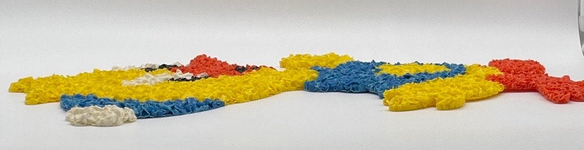 Vintage Duck Melted Plastic Popcorn Decoration Kitschy Cute ...