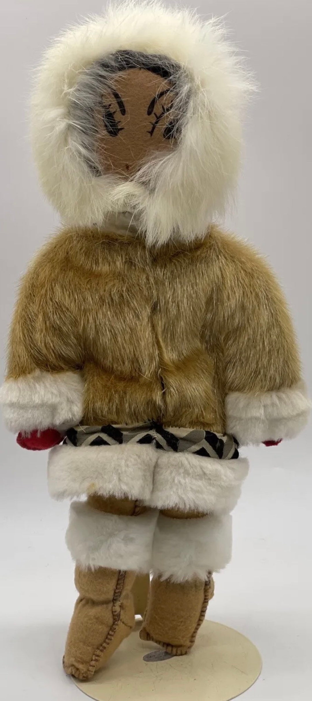 Alaskan Inuit Eskimo Cloth Doll Made With Various Furs - Etsy