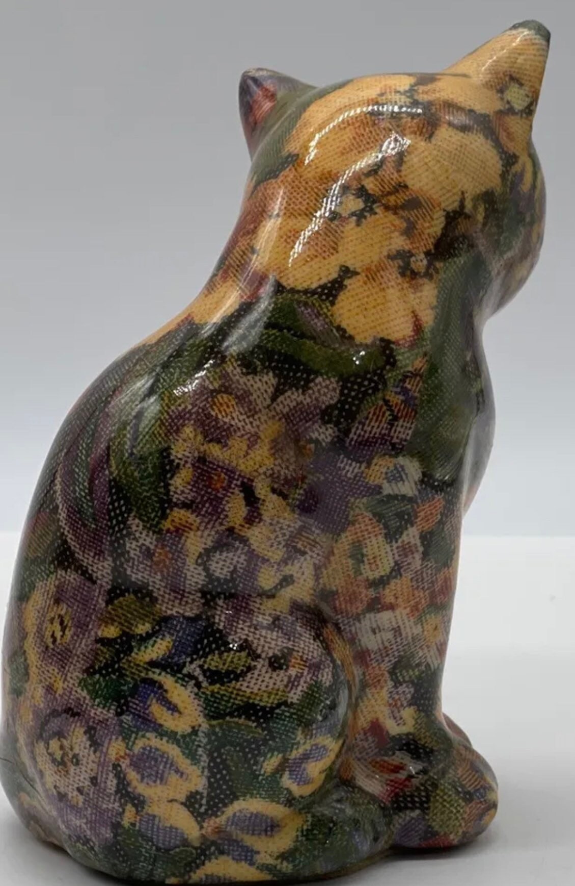 Vintage Cat Kitten Floral Decoupage Patchwork Victorian Style - Etsy