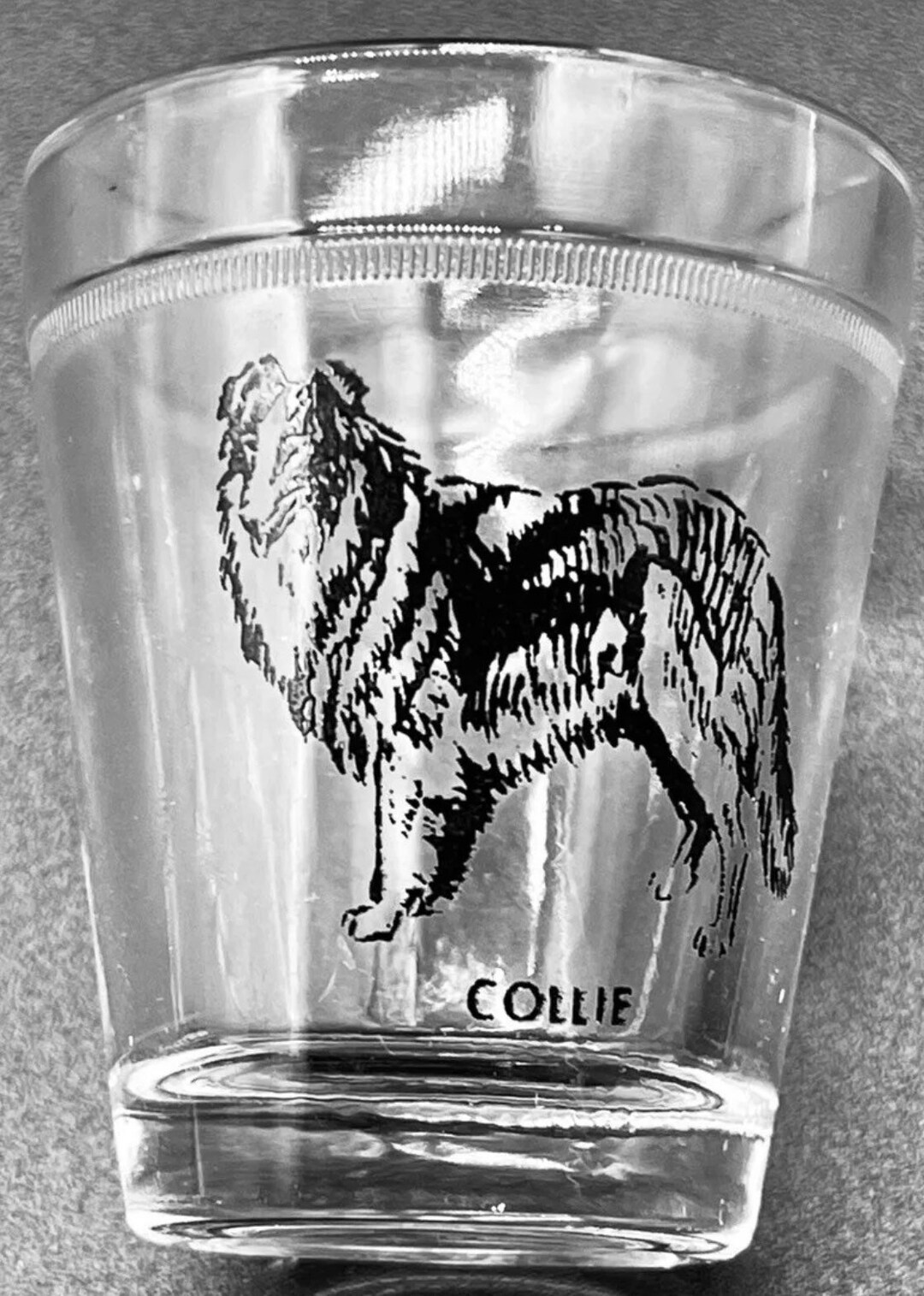 Vtg Anchor Hocking Dog Breed Shot Glasses Collie Boxer Dachshund ...