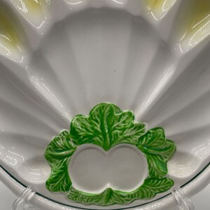 Vintage Ucagco Ceramic Deviled Egg Plate Tray Shell Shaped Design - Etsy