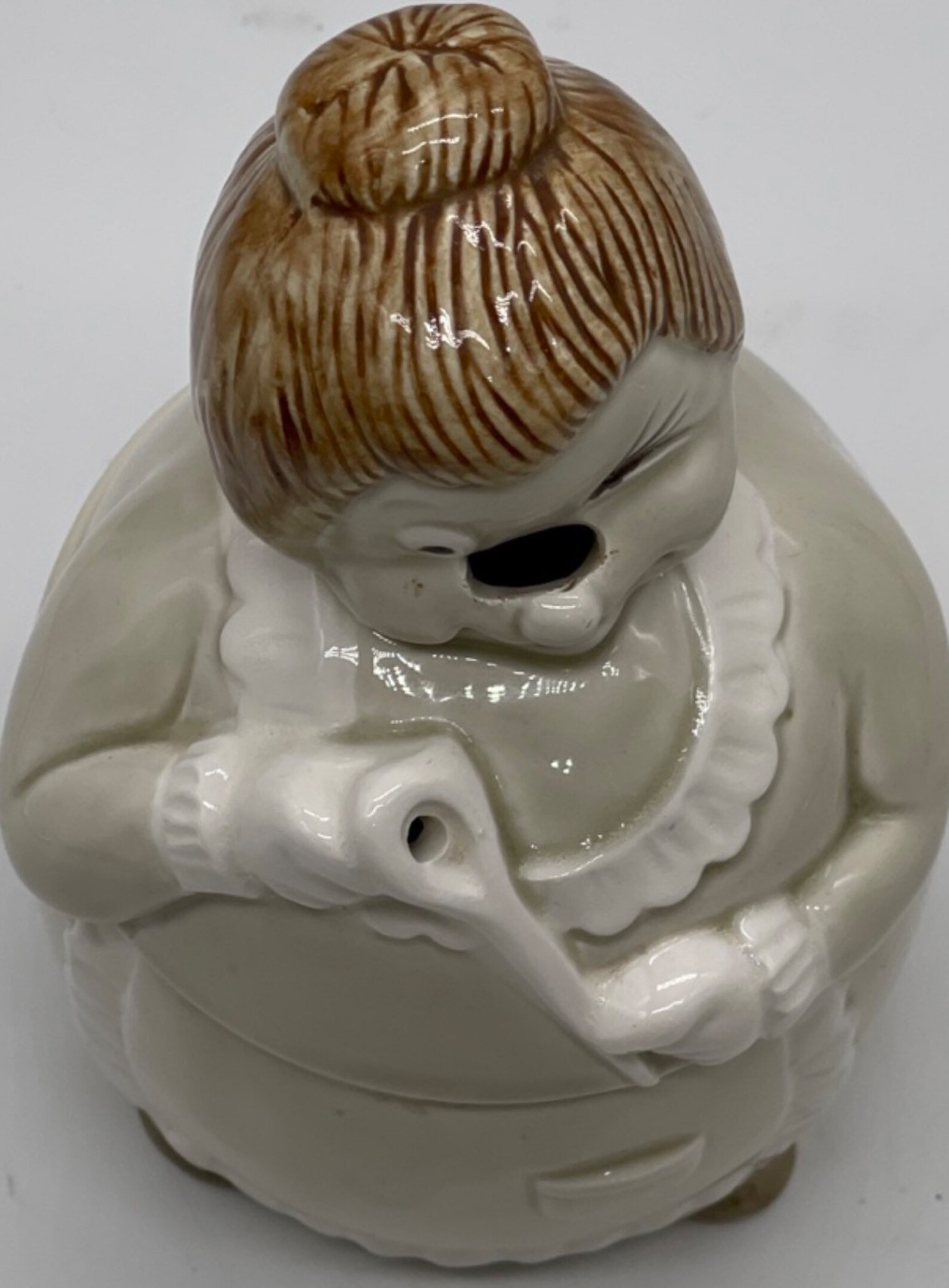 Vintage Fitz and Floyd Granny Grandma String Holder Jar - Etsy