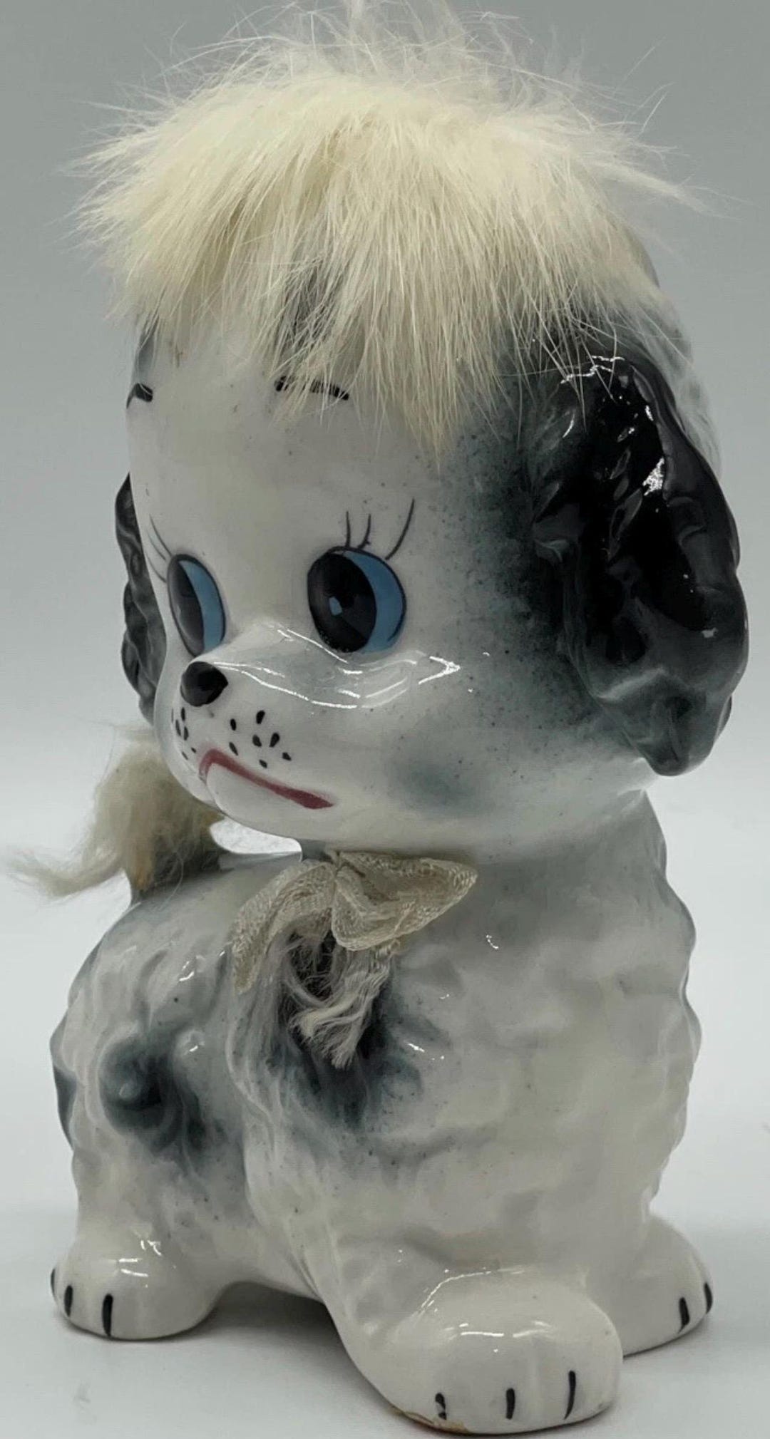 Vintage Rossini Japan Cocker Spaniel Figurine Fuzzy Haired Puppy Dog ...