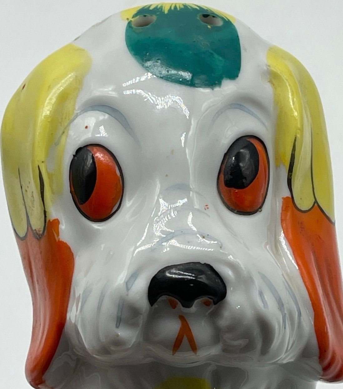 Vintage Japan Polka Dot Dog Shaker Spotted Puppy Cheese Sugar Dispenser ...