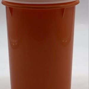 Vintage Tupperware Orange Canister Container 321-13 Store & - Etsy
