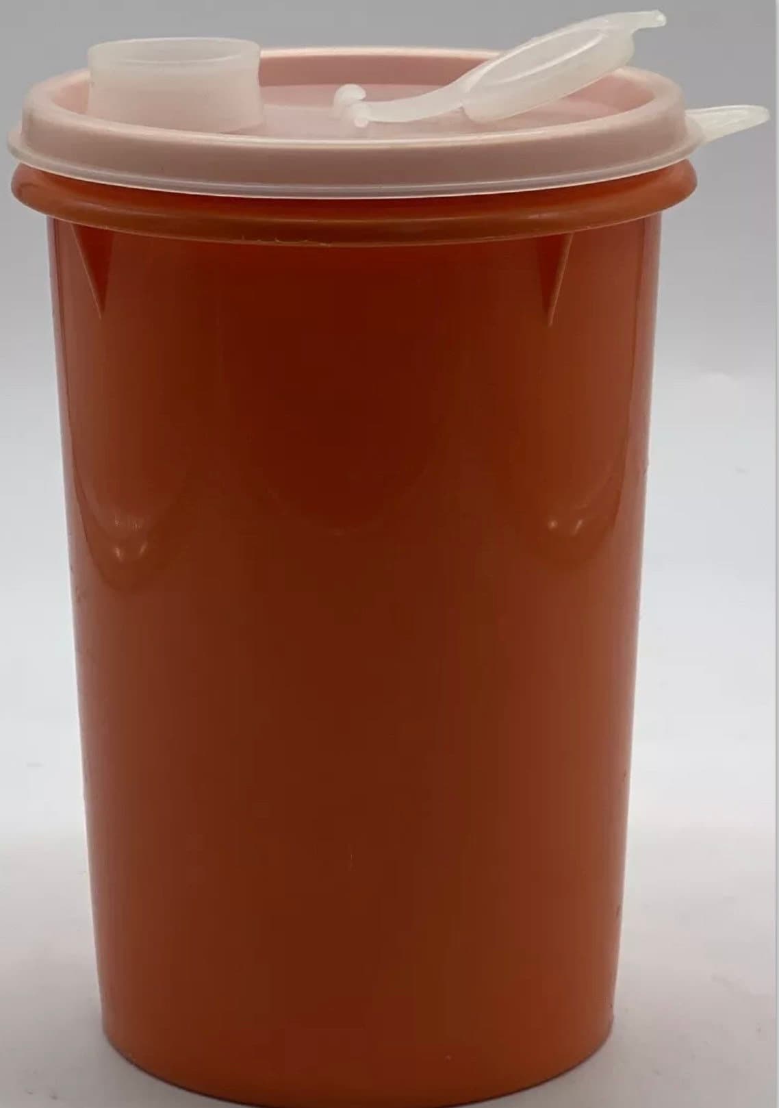 Vintage Tupperware Orange Canister Container 321-13 Store & - Etsy