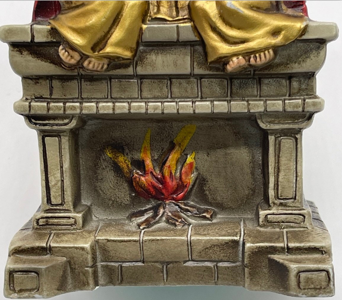 Vintage Nasco Japan Choir Angels on Fireplace Musical Figurine Silent ...