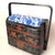 Antique Black Lacquerware Chinese Stacking Lunch Box Ceramic Top ...