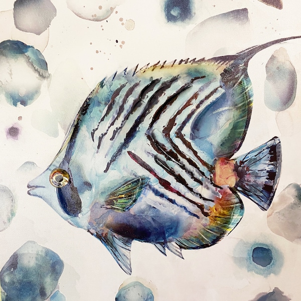 Angelfish Painting - Etsy