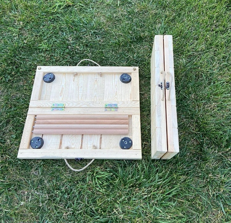 WOODEN PORTABLE TABLE - Etsy