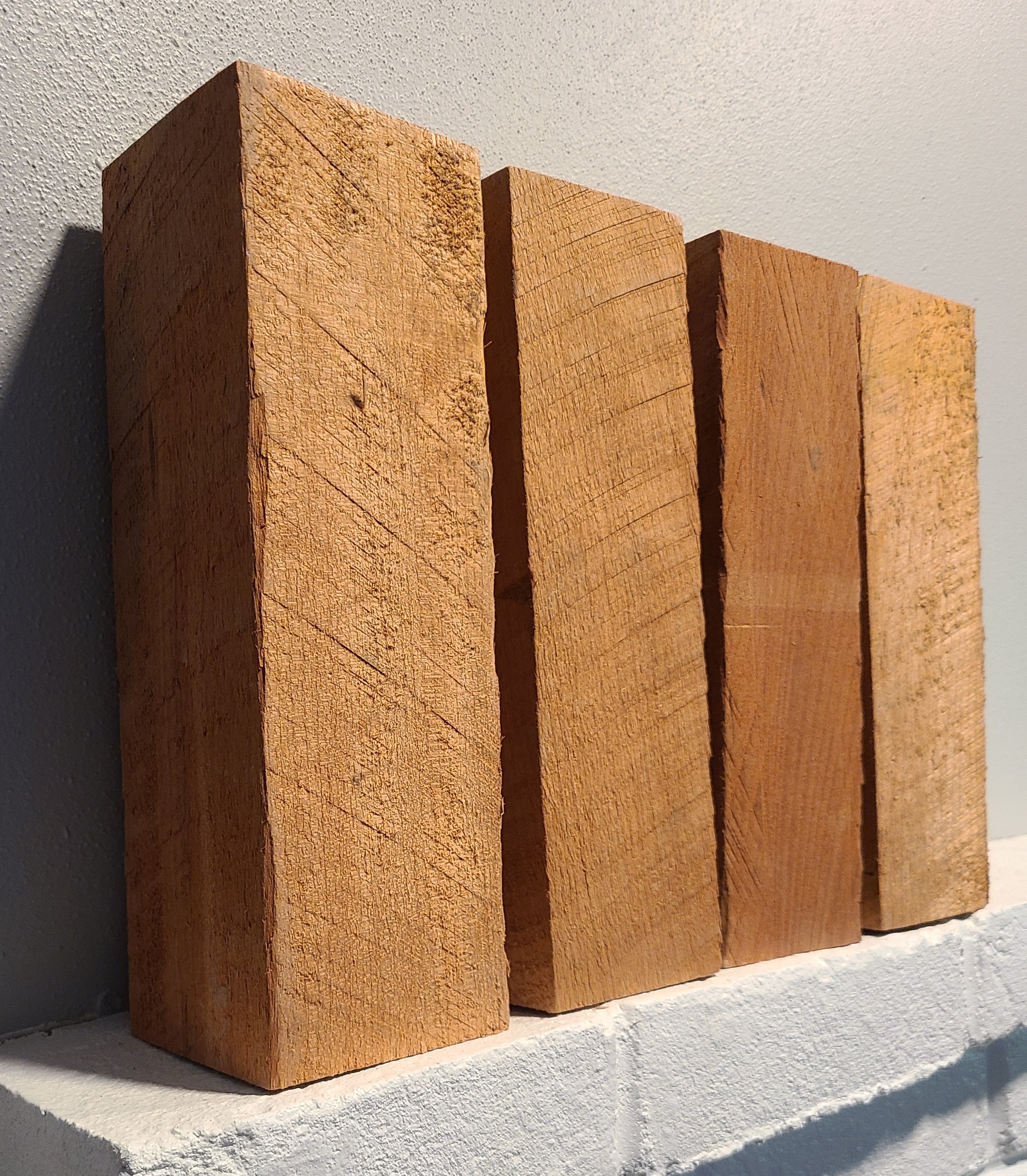 Cherry Turning Blocks 4 Pieces, Kiln Dried3" X 3" X Length (8" or 10 ...