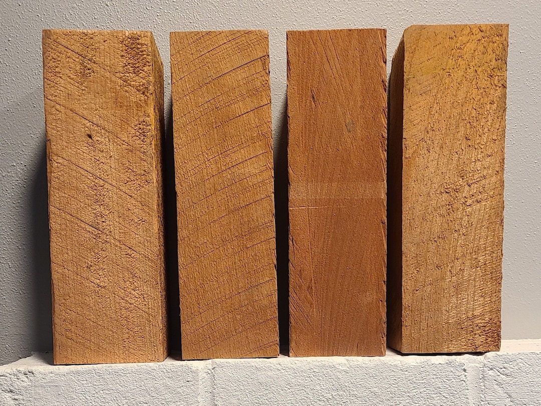 Cherry Turning Blocks 4 Pieces, Kiln Dried3" X 3" X Length (8" or 10 ...