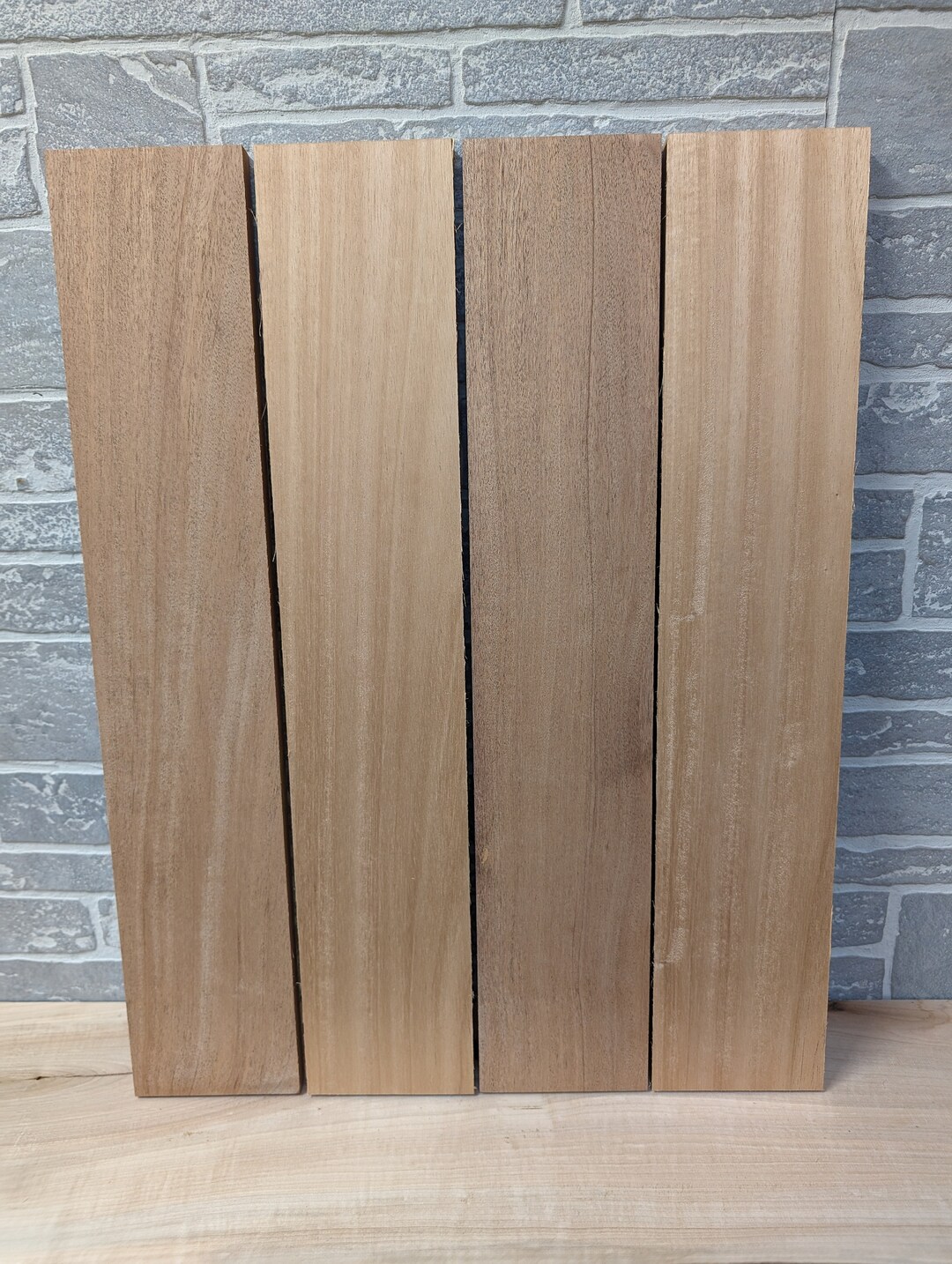 3/4x4 1/2x24 African Ribbon Mahogany Kin Dried Boards Packs of 2, 4 or ...
