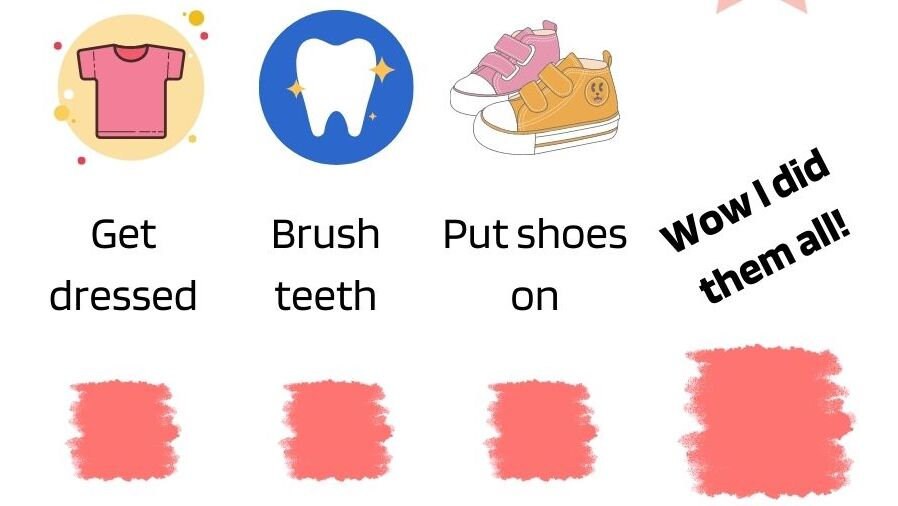 Printable Reward Chart Daily Routine Chart Brush Tooth Brush Teeth Get ...