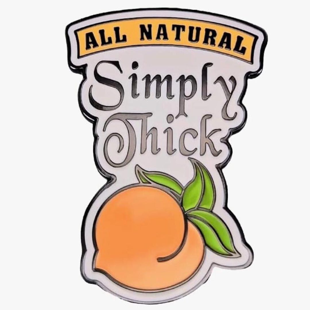 Simply Thick Enamel Pin - Etsy