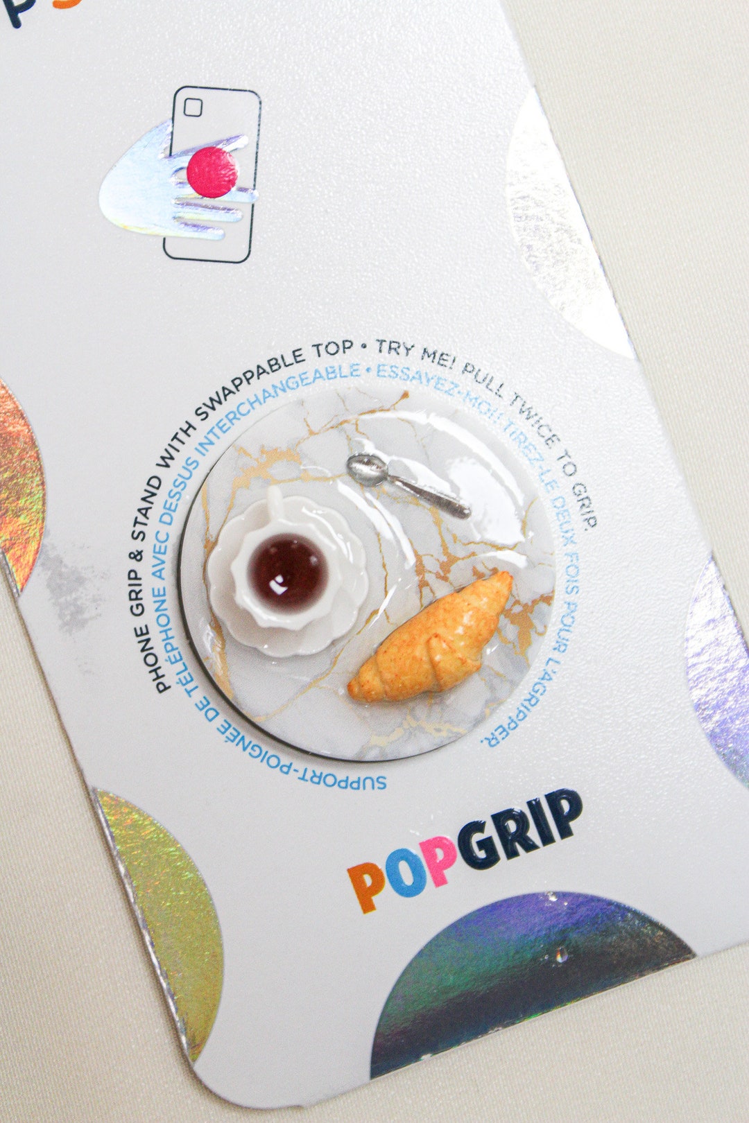 Croissant Cafe XIV Popsocket - Etsy