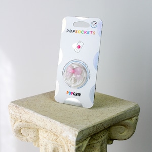Pink Bow & Pearl Popsocket - Etsy