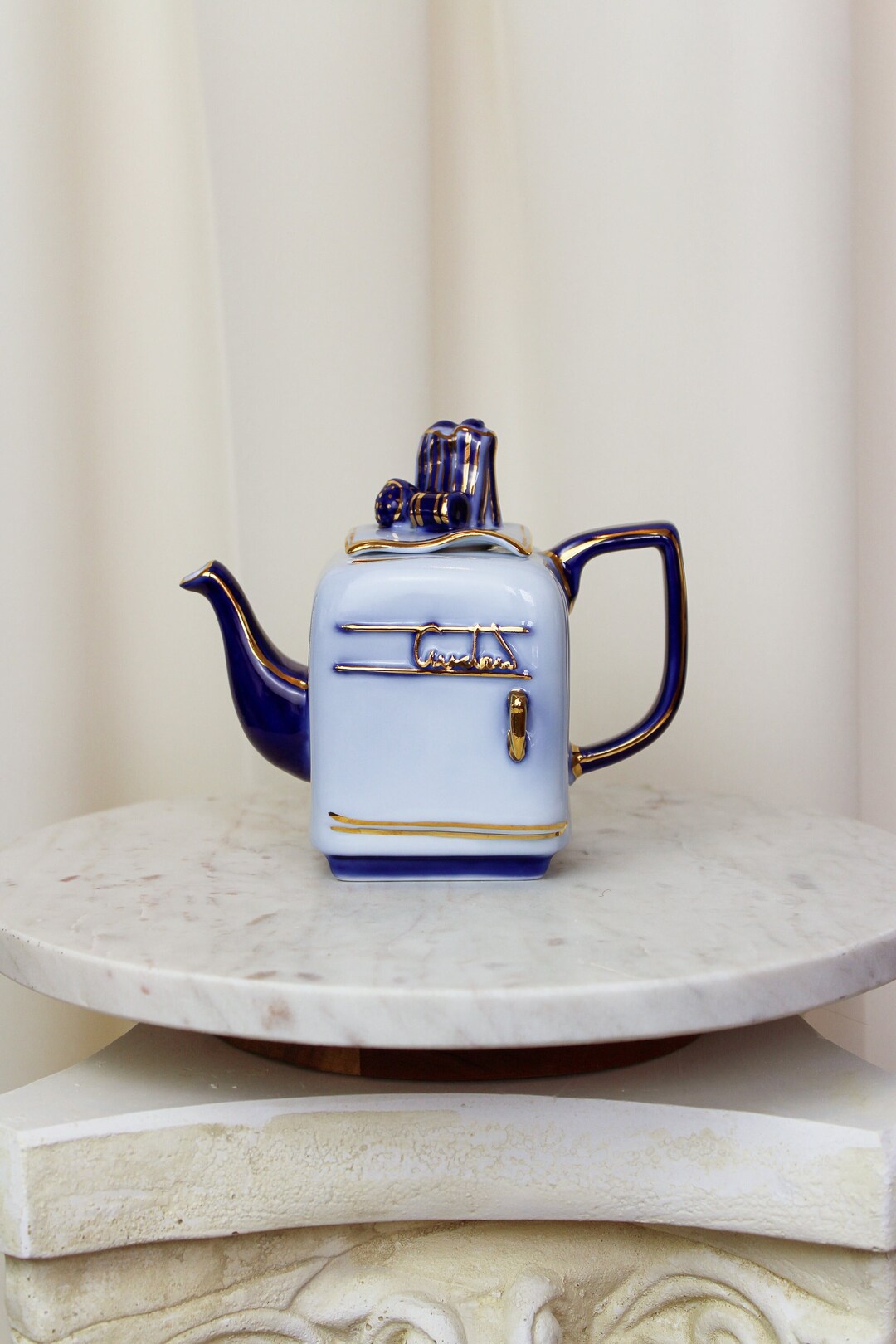 RARE Retro Refrigerator Teapot - Etsy