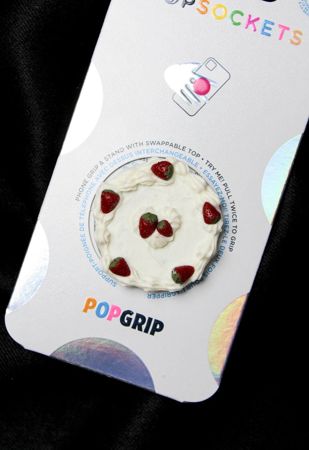 Strawberry Buttercream Vintage Cake Popsocket - Etsy