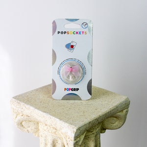 Pink Bow & Pearl Popsocket - Etsy