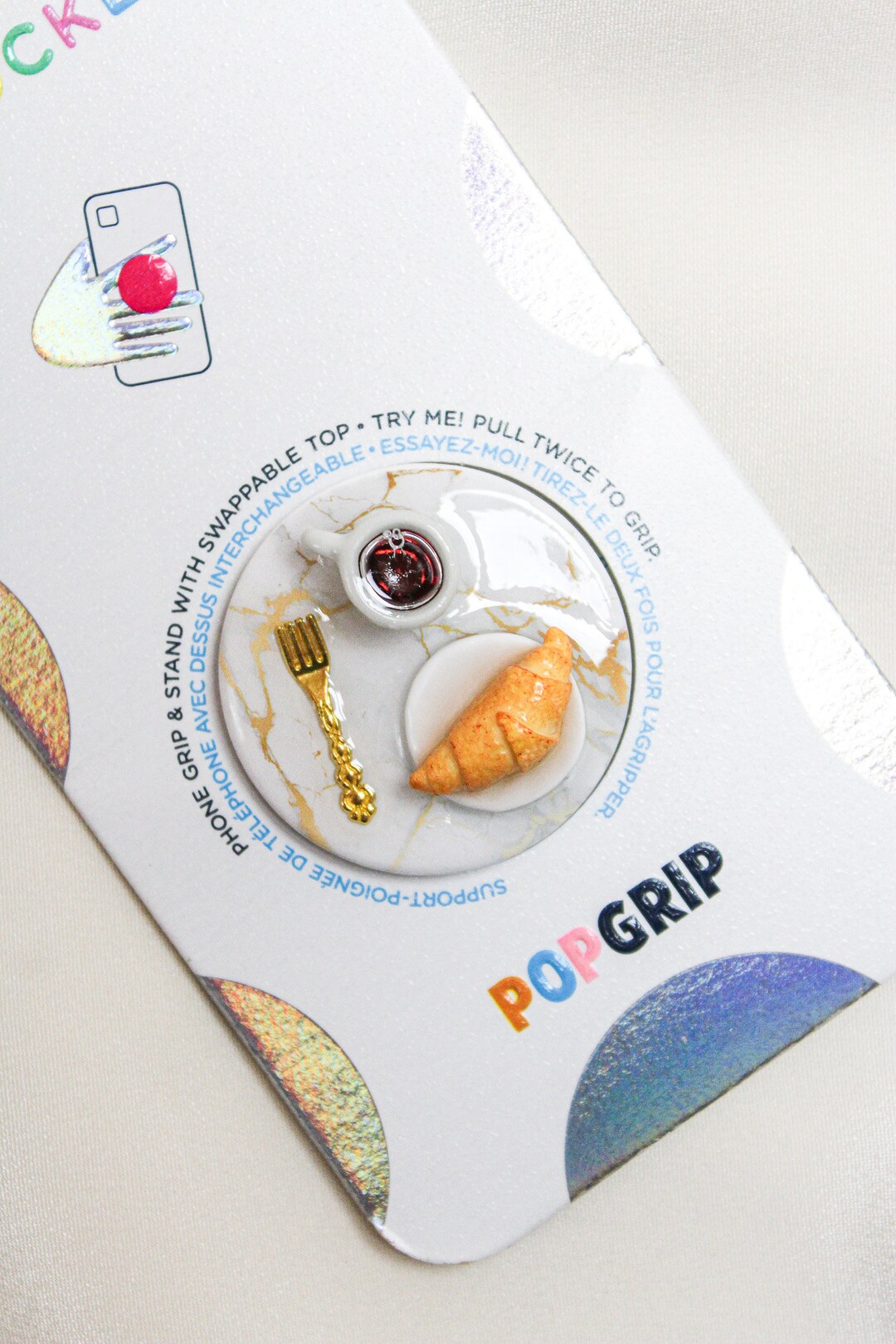 Croissant Cafe X Popsocket - Etsy