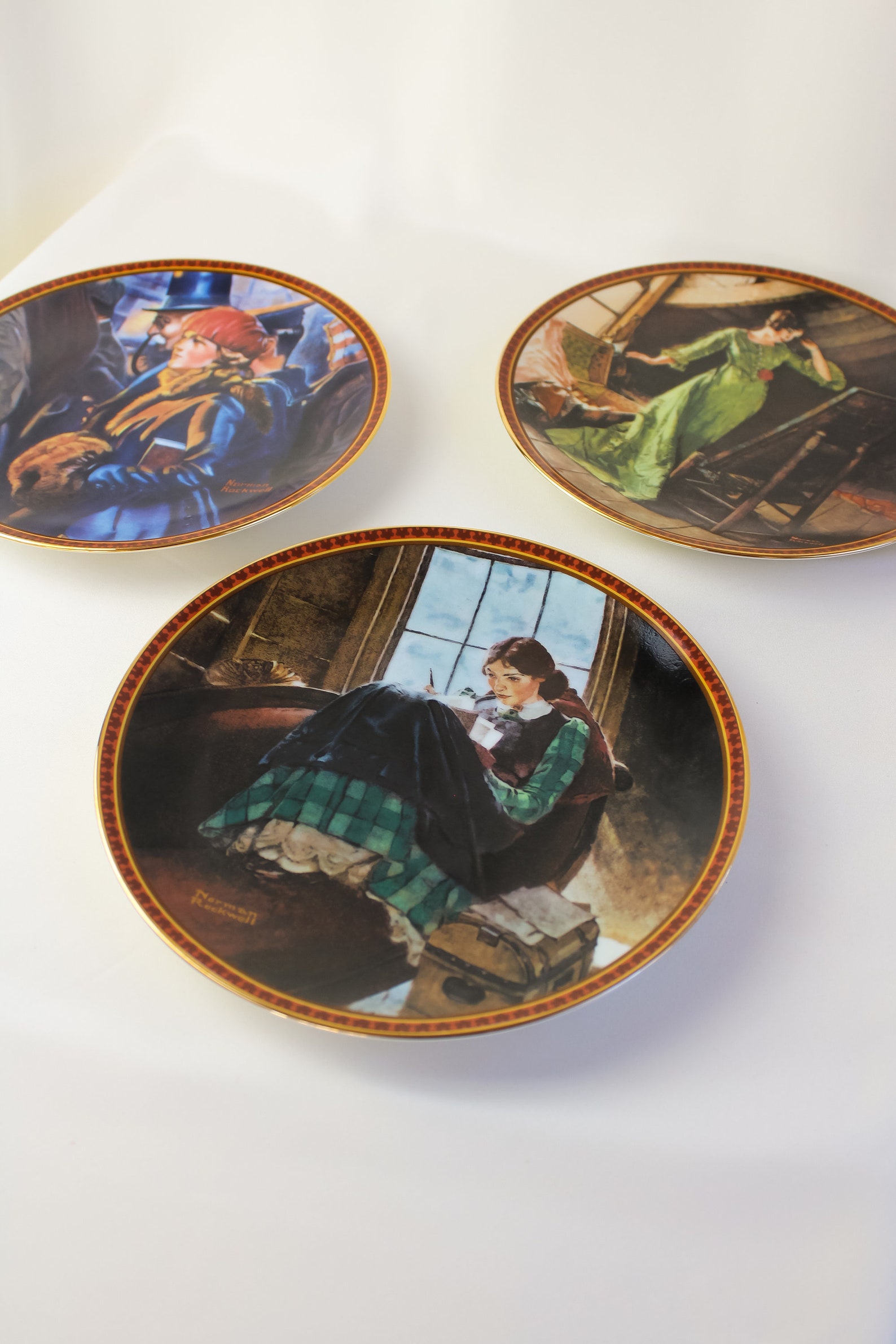 Norman Rockwell Collectors Plate: Quiet Reflections - Etsy
