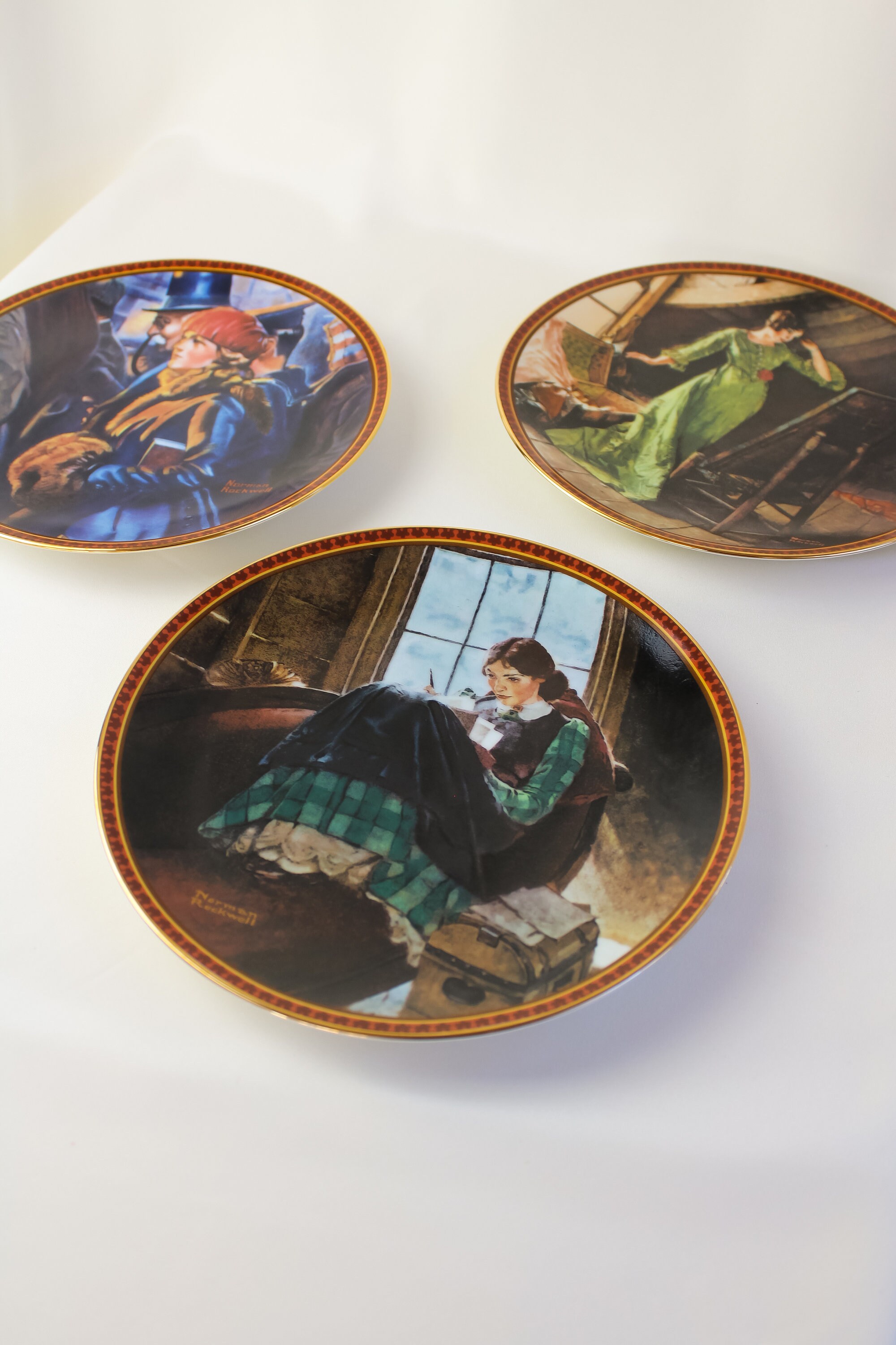 Norman Rockwell Collectors Plate: Quiet Reflections - Etsy