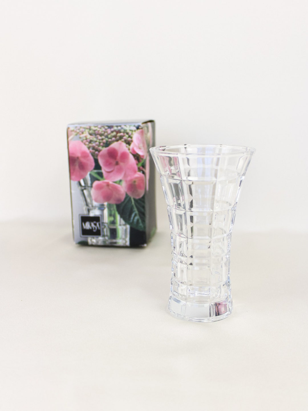 Mikasa Crystal Bud Vase - Etsy